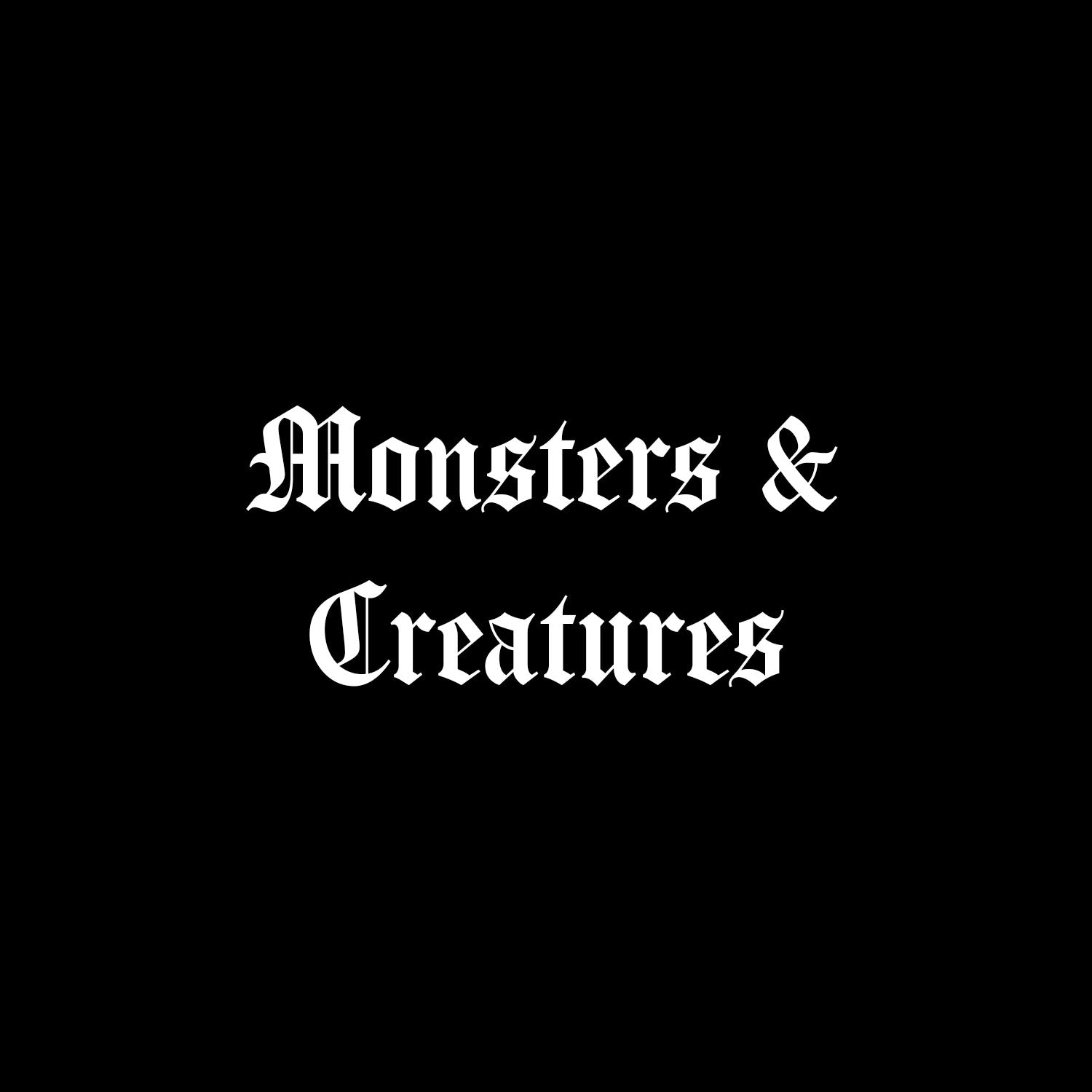 Monsters & Creatures Posters – Turtlebite Design